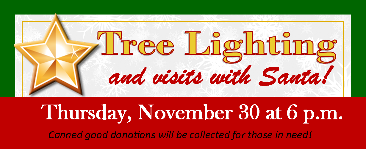 Tree Lighting Banner - Town of Fletcher, North Carolina