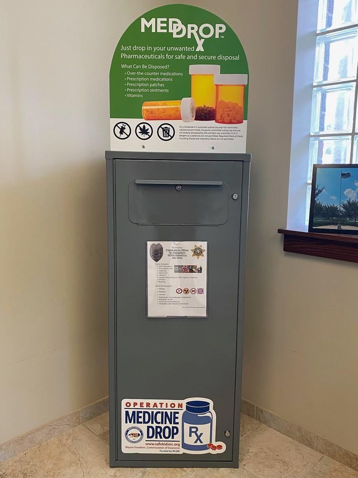 Pill Drop Now Located in Police Department - Town of Fletcher, North ...