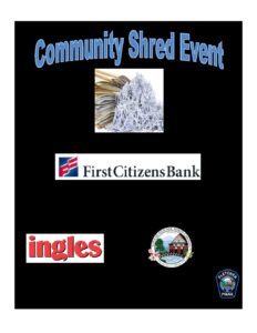 Community Shred Event - Town of Fletcher, North Carolina