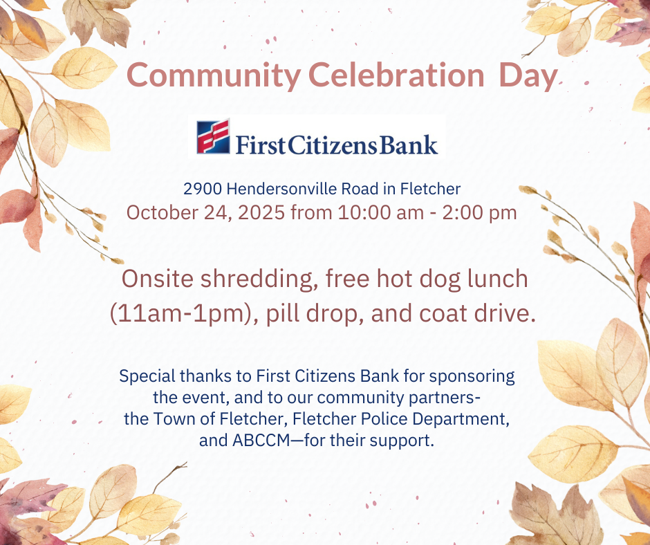 Community Appreciation Day 2025 - Town of Fletcher, North Carolina